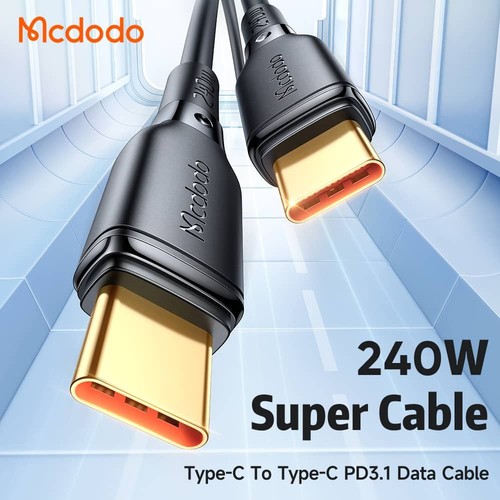 MCDODO CA-3310 240W PD USB Data Cable Type-C To Type-C Super Fast Quick ...