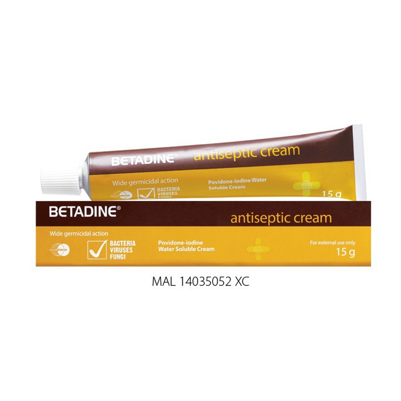 Betadine Antiseptic Cream 15g | Shopee Malaysia
