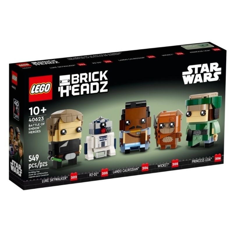 [TF toy] Lego 40623 BrickHeadz Star Wars Battle of Endor Heroes ...