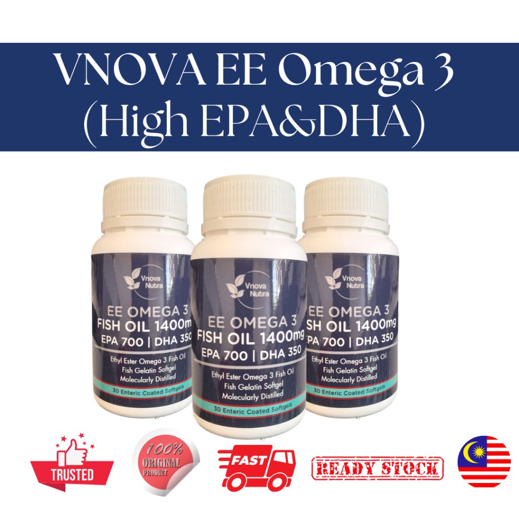 (HIGH EPA&DHA) OMEGA 3 FISH OIL 1400MG [EXPIRED MARCH 2024] | Shopee ...