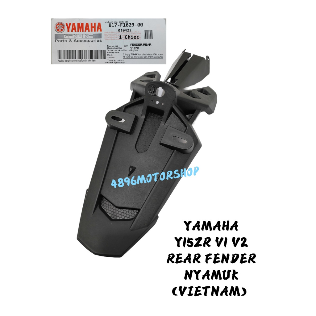 YAMAHA Y15ZR V1 V2 Y15 ORIGINAL EXCITER VIETNAM REAR FENDER EKOR ...