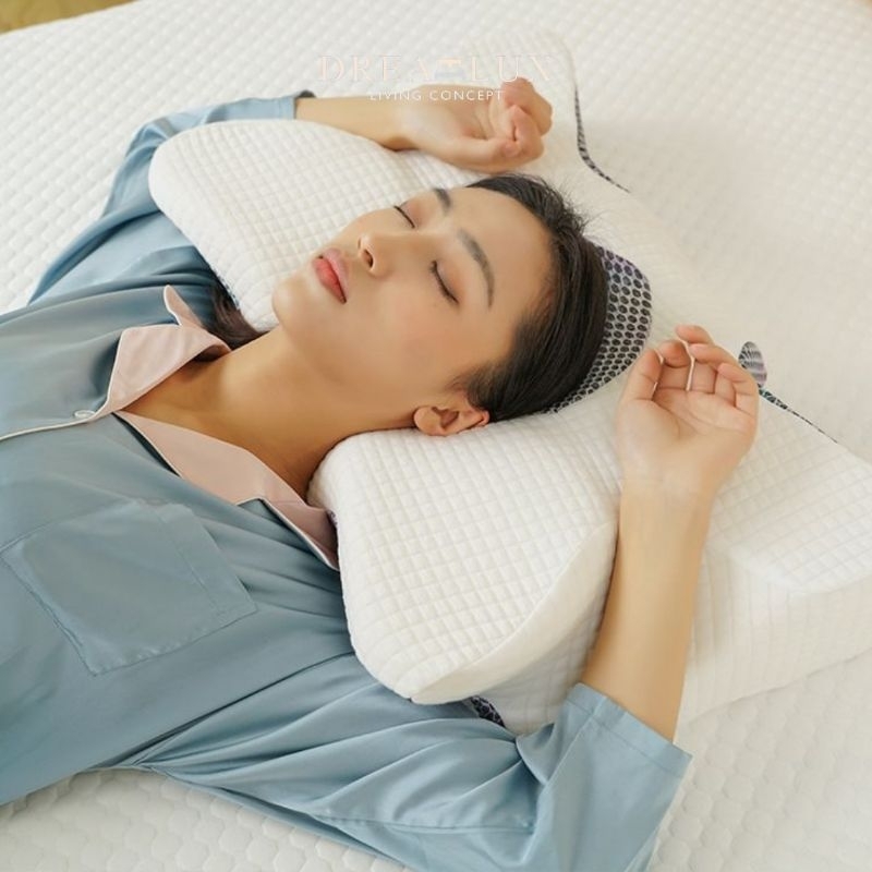 DREAMLUX Butterfly Pillow Cervical Neck Pillow Memory Foam Pillow ...