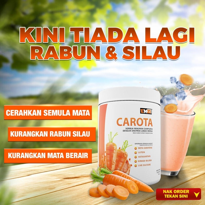 CAROTA JUS CARROT SUSU MERAWAT MASALAH RABUN SILAU MAKULA ORIGINAL DARI ...