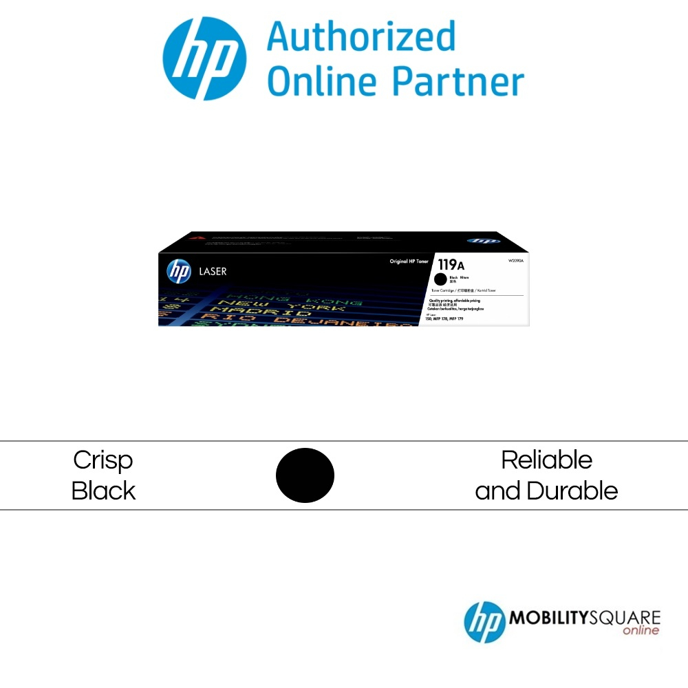 HP W2090A / W2091A / W2092A / W2093A 119A Original Laser Toner SET ...