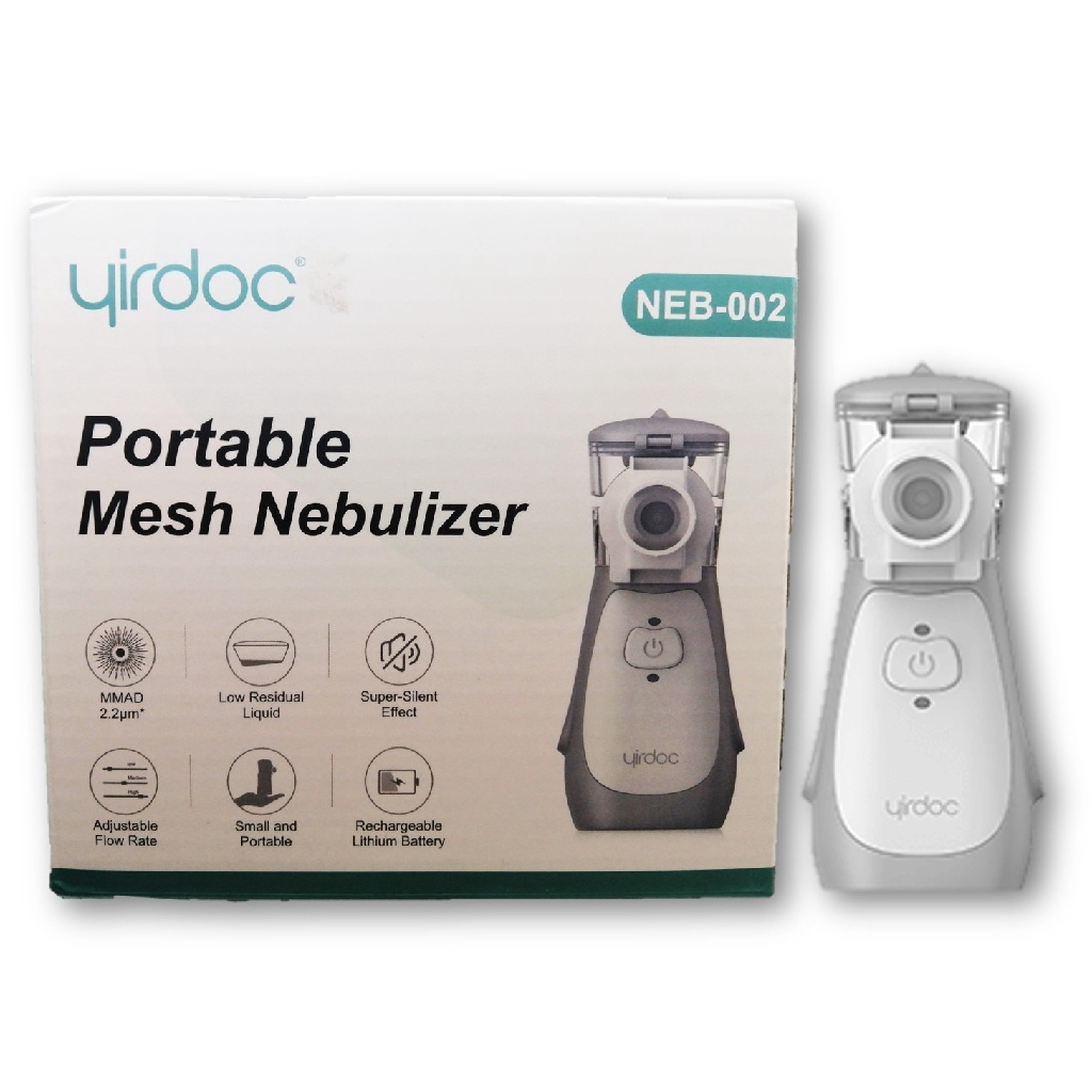 Yirdoc Portable Mesh Nebulizer NEB-002 * 1 Year Warranty * | Shopee ...