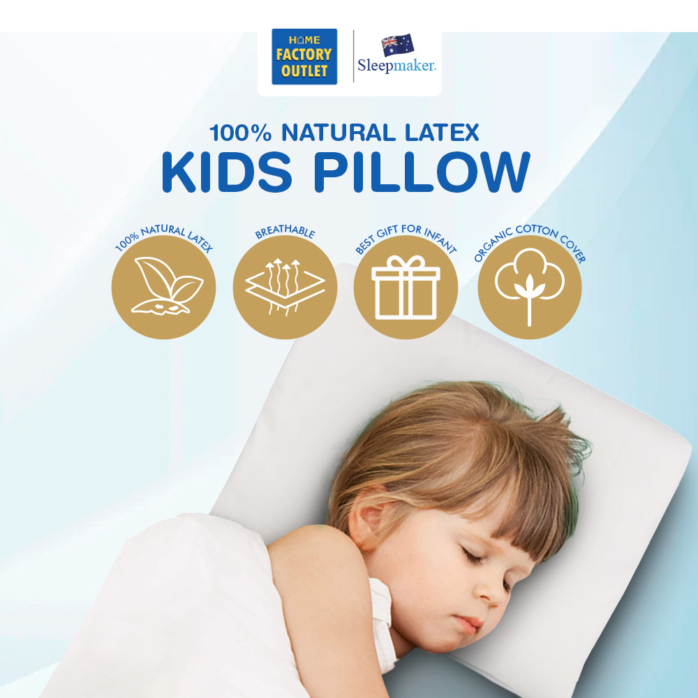 Sleepmaker 100% Natural Latex Kids Pillow | Shopee Malaysia
