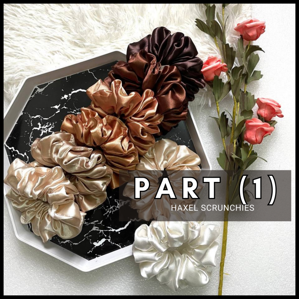 HAMIKO COLLECTION WAVY SATIN SCRUNCHIES [ READY STOCK ] HAXELNAT NO ...