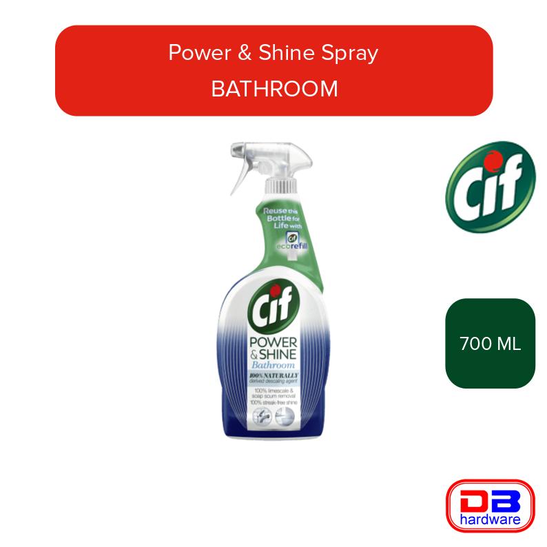 Cif Power & Shine Bathroom Stay Clean Spray 700ml | Shopee Malaysia