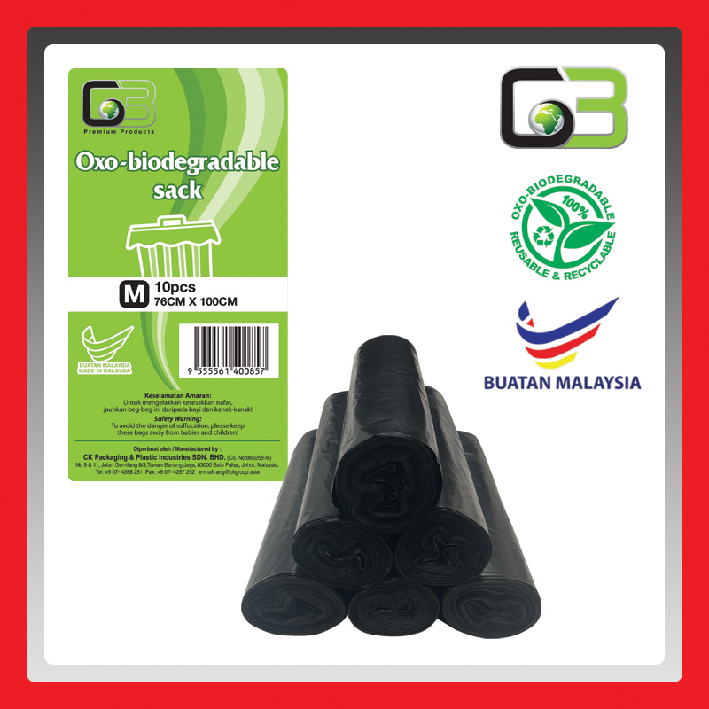 G3 Degradable Garbage Bag / OXO-Biodegradable Sack S / M / L / XL ...