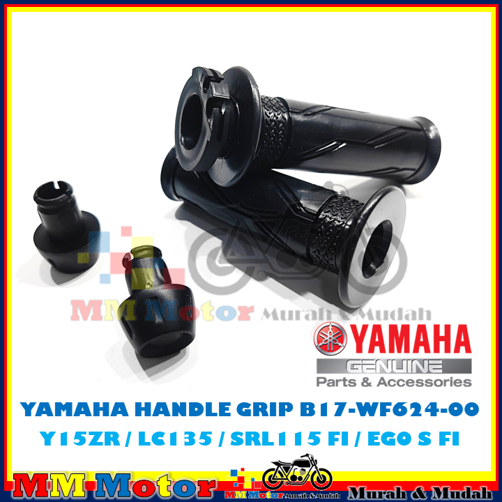 YAMAHA HANDLE GRIP + BAR END BALANCER YAMAHA VIETNAM ORIGINAL LC135 NEW ...