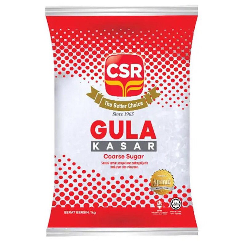 GULA PASIR KASAR 1kg | Shopee Malaysia