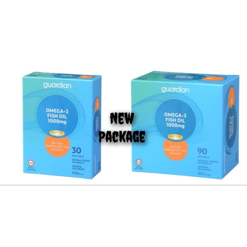 Guardian Omega-3 Fish Oil 1000mg | Shopee Malaysia