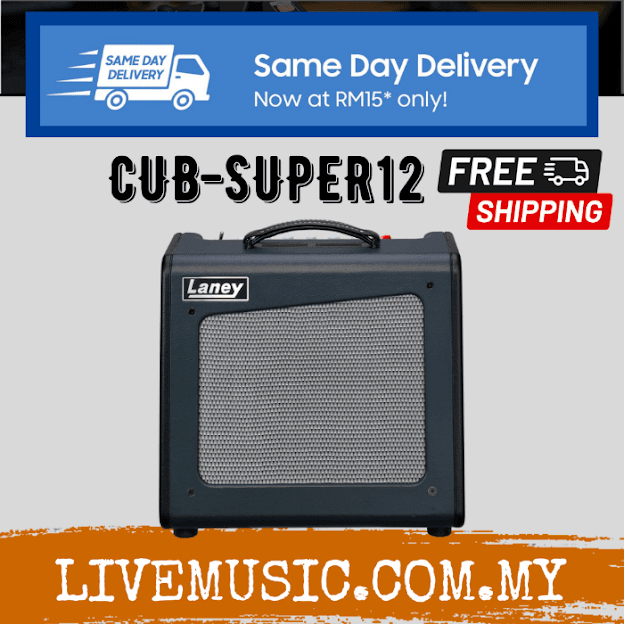 LANEY CUB-SUPER12 AMPLIFIER ( CUBSUPER12 / CUB SUPER 12 ) | Shopee Malaysia
