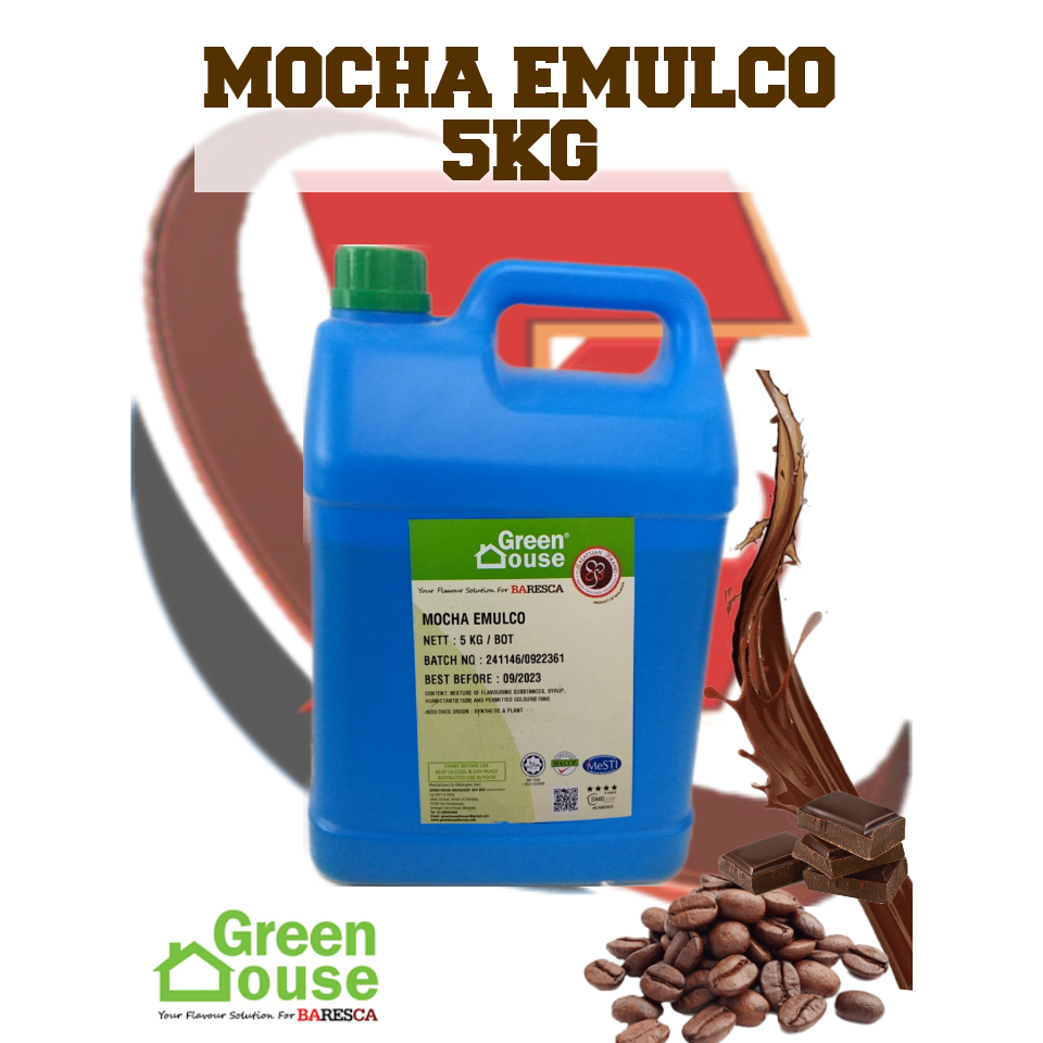 MOCHA EMULCO 5KG | HALAL | PERASA MOCHA BERWARNA 5KG | Shopee Malaysia