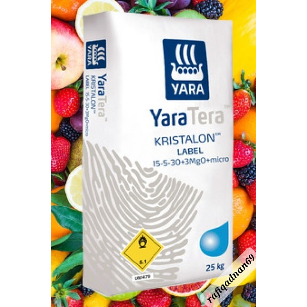 5KG REPACK Baja Kecil Biji Tebal Isi Buah Larut Air Yara Tera KRISTALON ...