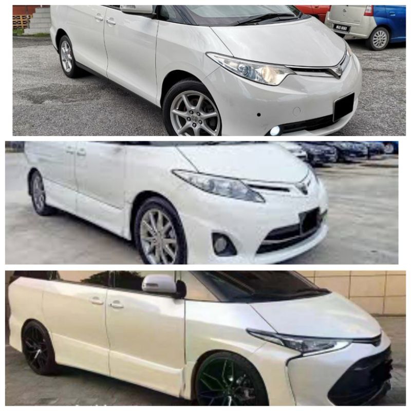 TOYOTA ESTIMA ACR50 2006-2018 COVERT TO FACELIFT BUMPER SET FRONT DEPAN ...