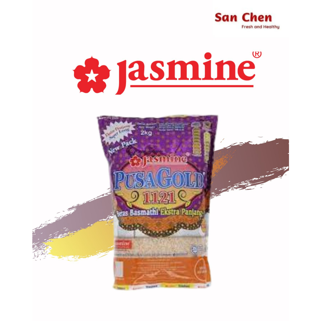 JASMINE PUSA GOLD 1121 BERAS BASMATHI STEAMED 2KG | Shopee Malaysia