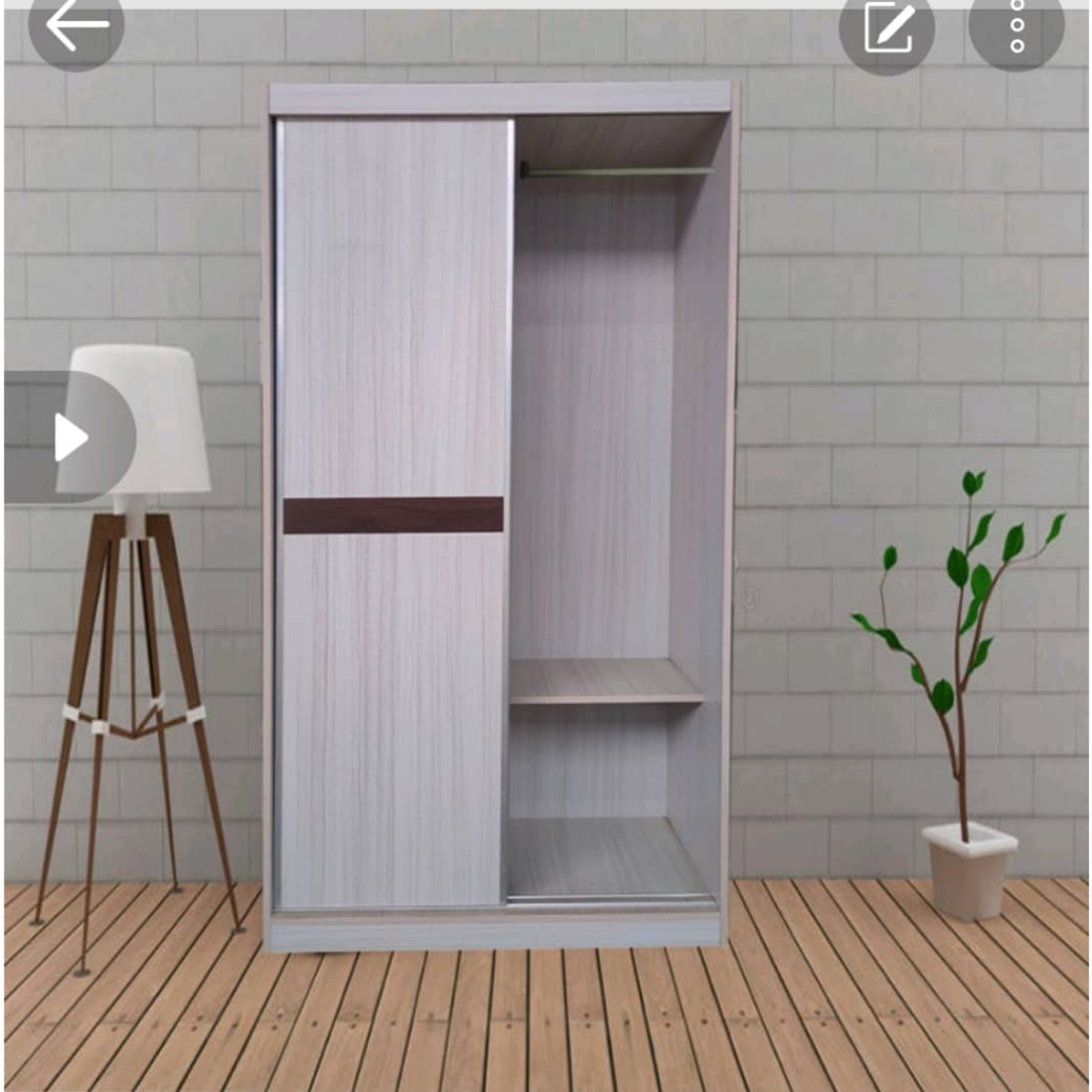 [EE LIFE DESIGN] 2 pintu Almari Kabinet Pakaian /2DOOR WARDROBE ...