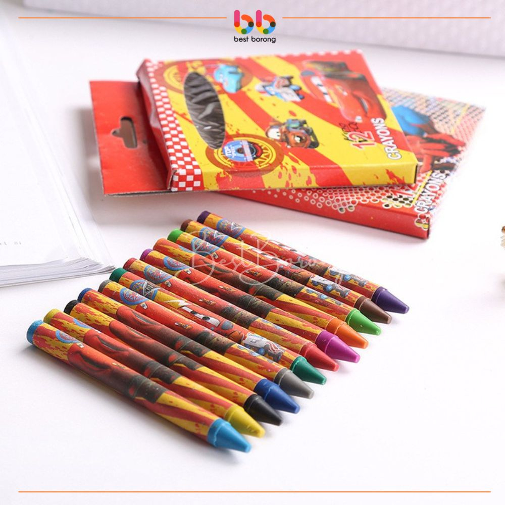 Children Gift cartoon coloring stationery 8 or 24 color crayons Alat ...