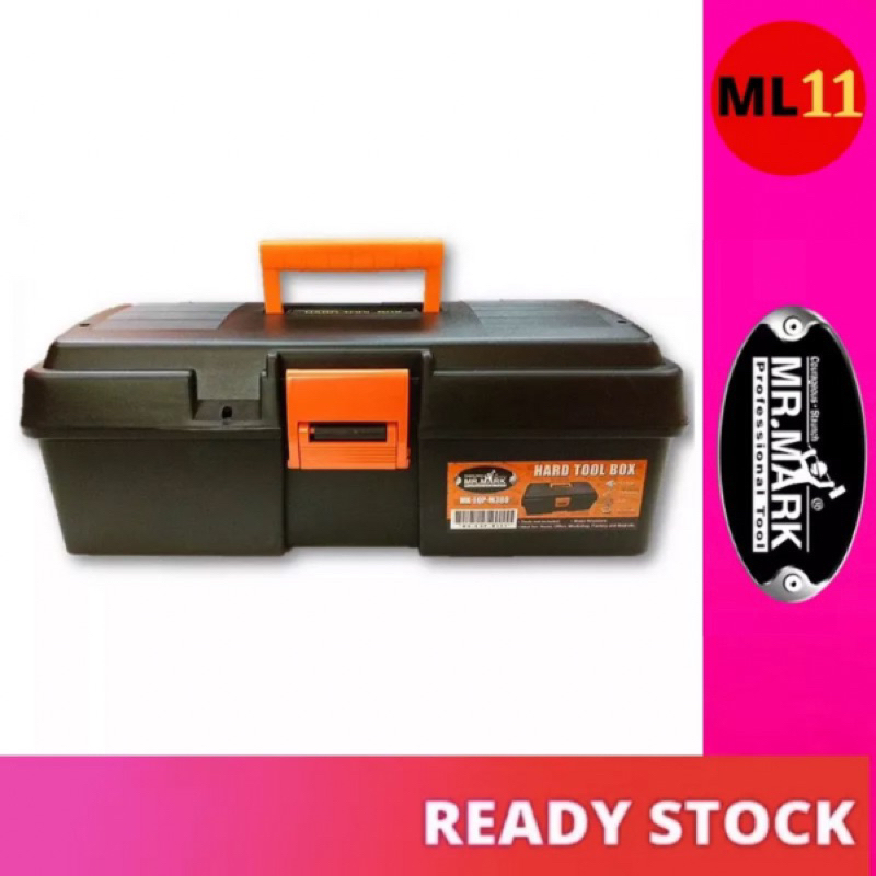 MR. MARK Hard Tools Box Multipurpose PVC Plastic Hand Tool Storage Box ...