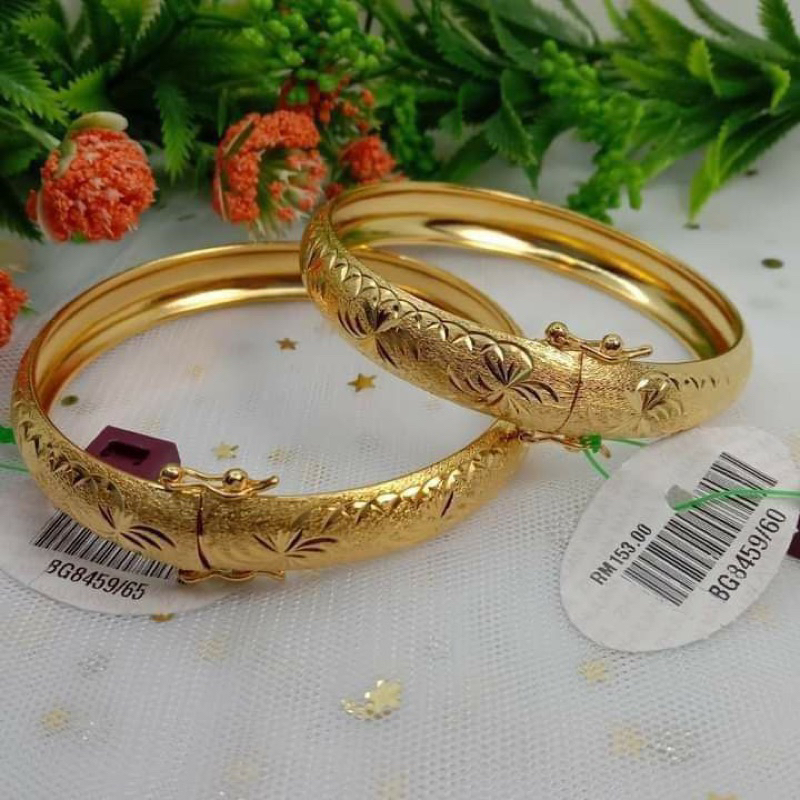 🔥🔥BANGLE DEWASA EMAS BANGLE EMAS EMAS SADUR ZHULIAN VIRAL GELANG ...