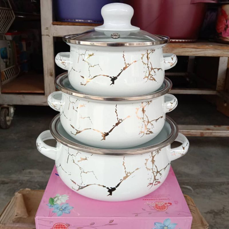 PERIUK MINI ENAMEL BERBUNGA CUTE | Shopee Malaysia