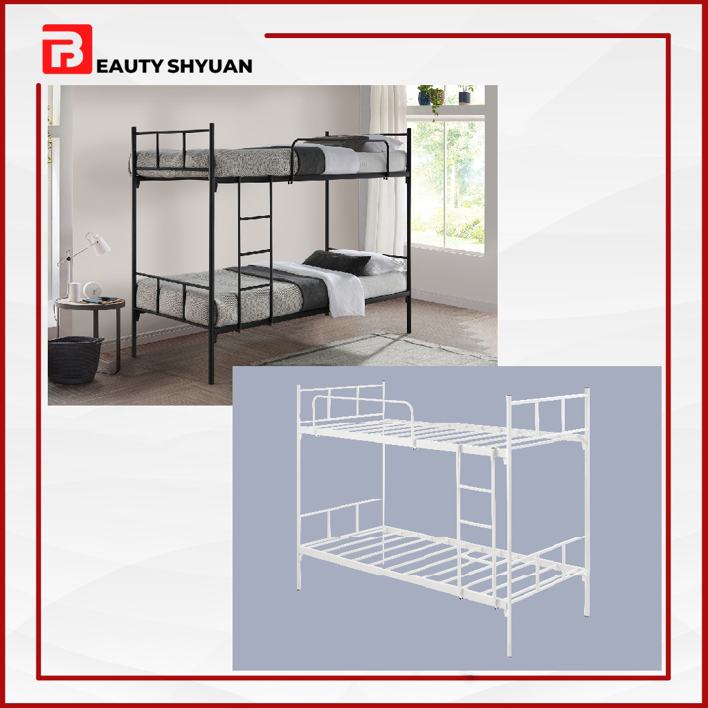 JETTI Katil Double Decker Metal Bunk Bed Kids Bed Frame Katil 2 Tingkat ...