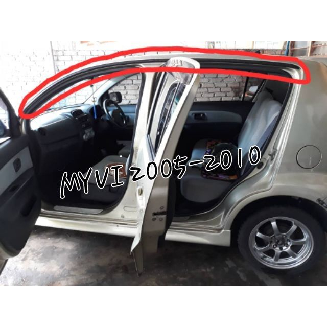 ORIGINAL ROOF WEATHERSTRIP RUBBER MYVI | Shopee Malaysia