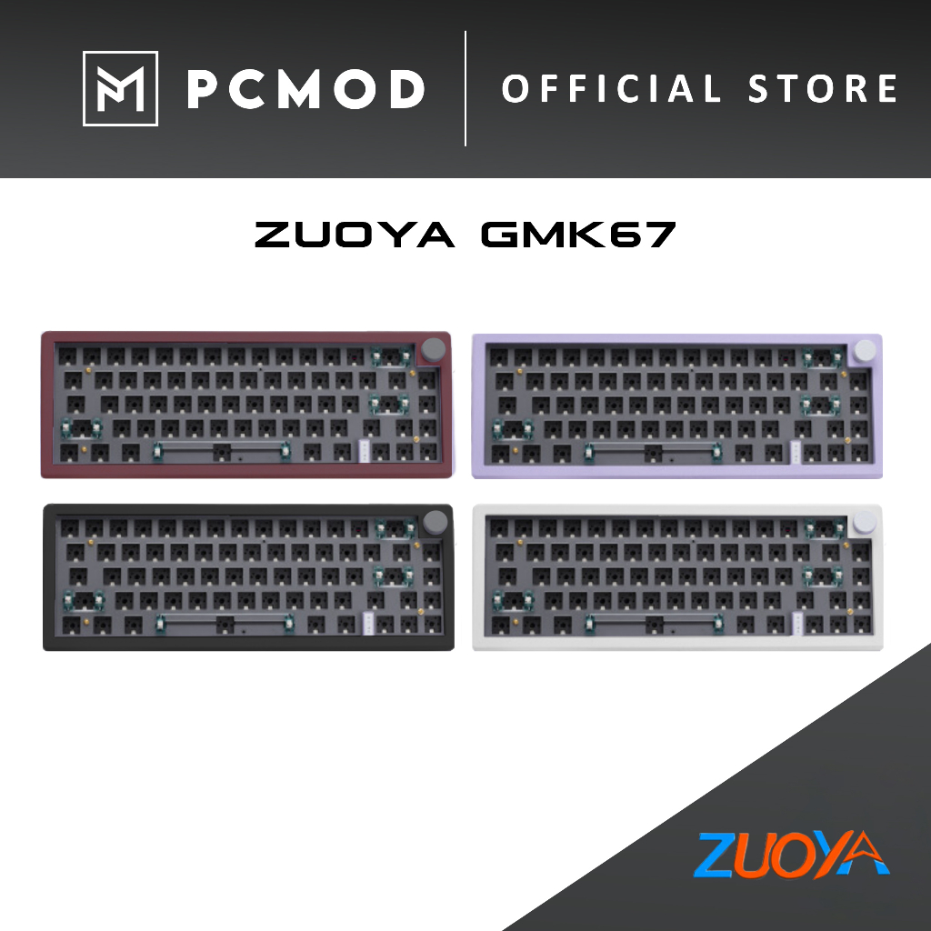 ZUOYA GMK67 Barebone Knob | Hotswappable Mechanical Keyboard | PCMOD x ...