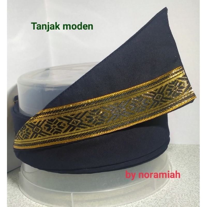 Tanjak Moden bersongket saiz dewasa, Tanjak Murah, Tengkolok Melayu ...