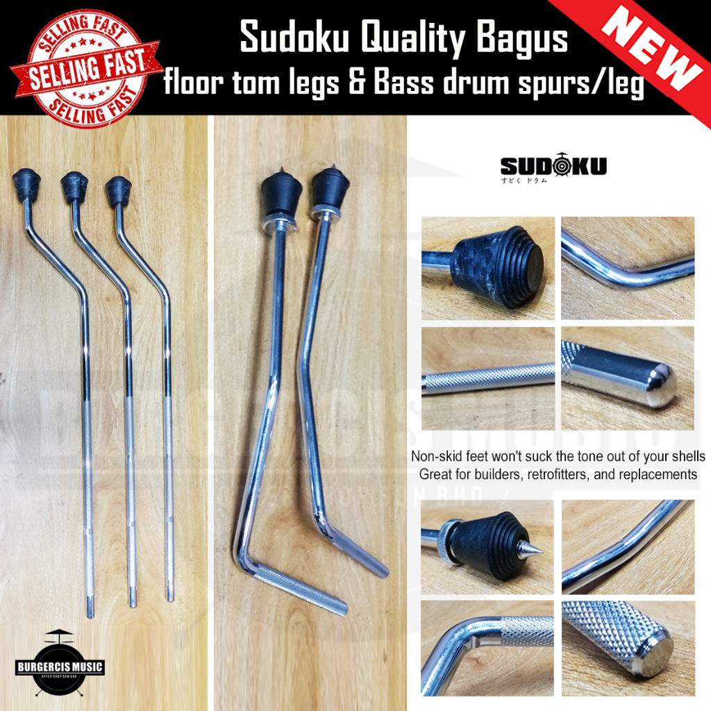 Kaki Floor Tom & Cucuk/Bicu Dram Bes Berkualiti Tinggi / Sudoku Premium ...