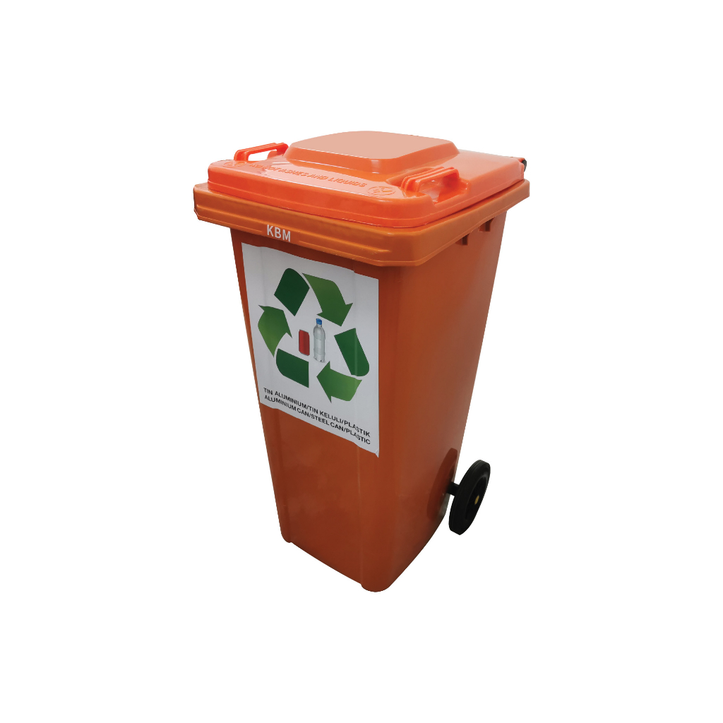 [120L / 240L] Recycle Mobile Garbage Bin / Tong Sampah Beroda Kitar ...
