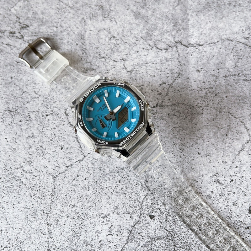 GA-2100 TMJ TRANSPARENT BLUE PREMIUM COPY ORI 1.1 | Shopee Malaysia