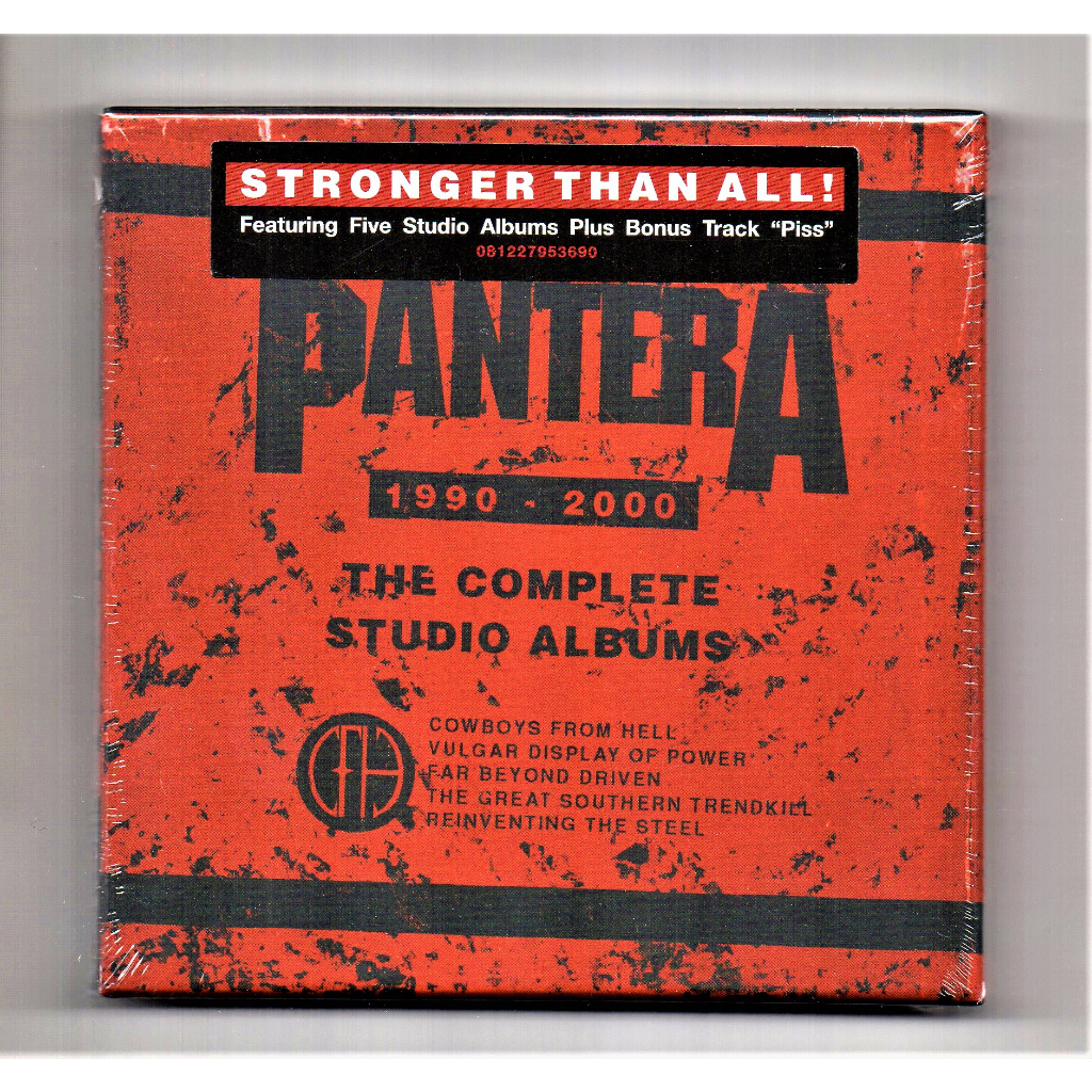 Pantera - 1990 -2000 The Complete Studio Album ( 5 CD box set ...