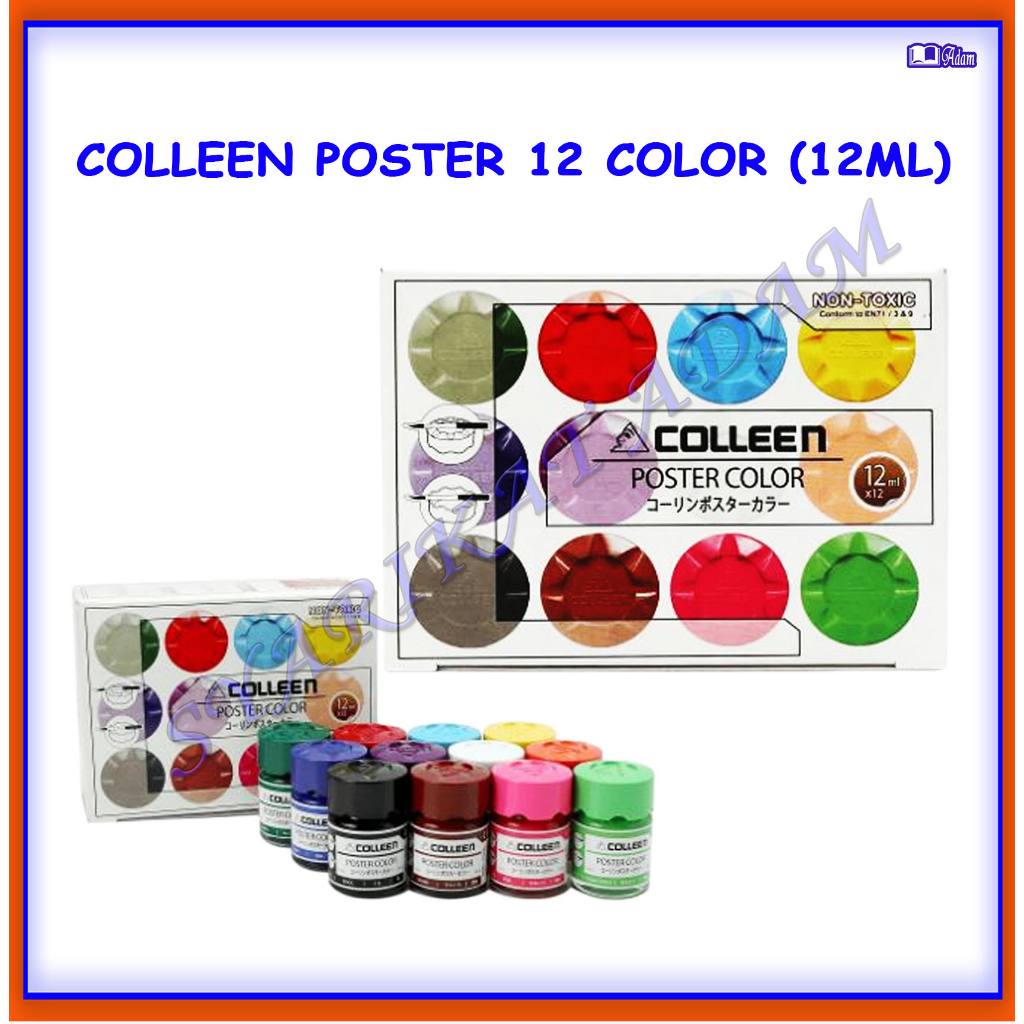 [ADM] COLLEEN POSTER 12 COLOR (12ML) | Shopee Malaysia