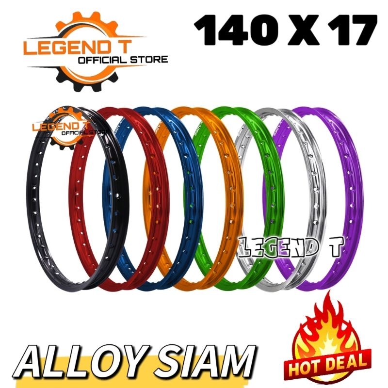 Alloy rim 140 x 17 Thailand Aloi siam Aloi rim Kong ALLOY 1.40 x 17 ...