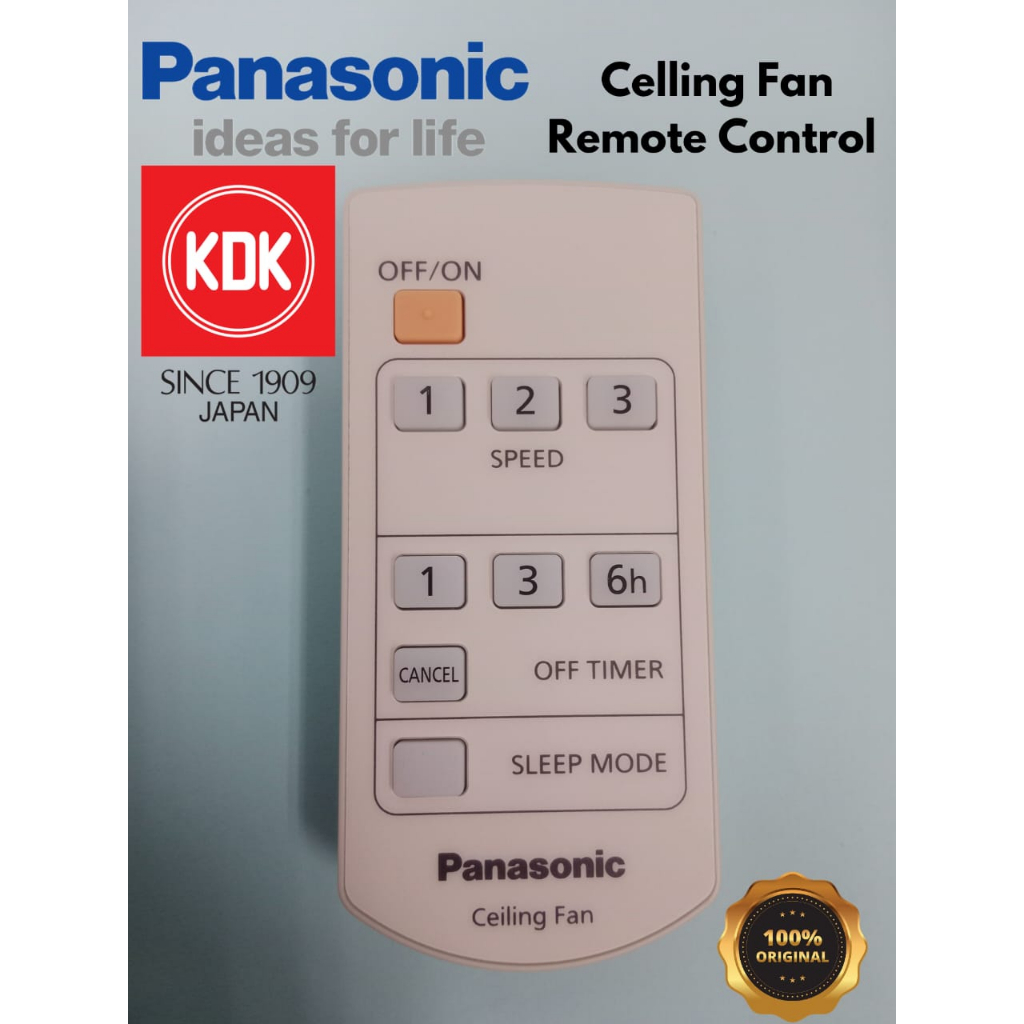 PANASONIC / KDK Celling Fan Remote Control | Shopee Malaysia