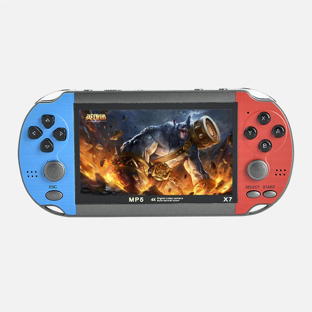 X12 Plus Handheld Game Console 7-Inch Big Screen PSP Nostalgic Game ...