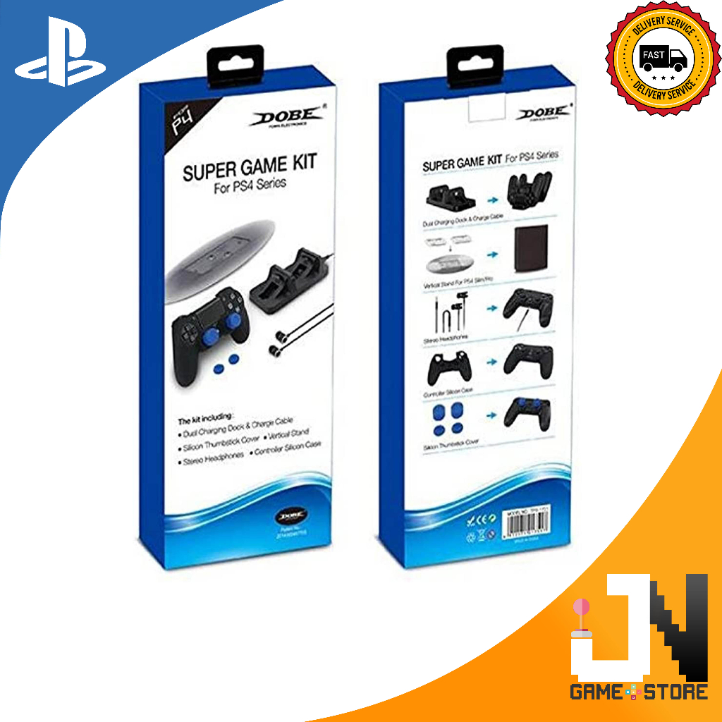 Dobe Super Game Kit For PS4 Slim / Pro (NEW) | Shopee Malaysia