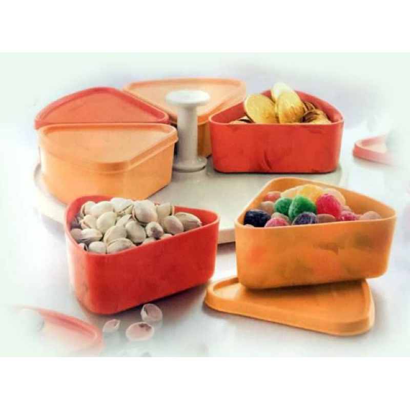 Tupperware Modular Carousel Container (6) 200ml Sweet Pink Set with ...