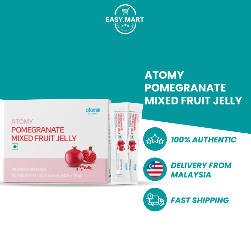 READY FOR STOCK Atomy Promegranate Mixed Fruit Jelly 石榴美人果冻 15g - 10 ...