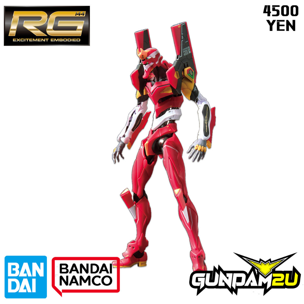 BANDAI RG EVA Unit-02 - Real Grade Evangelion 02 Neon Genesis ...