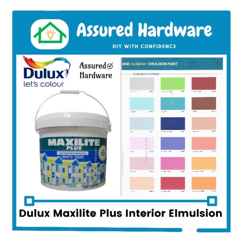 Dulux Maxilite Plus Interior Elmulsion Water Based Paint 7 Liter ...