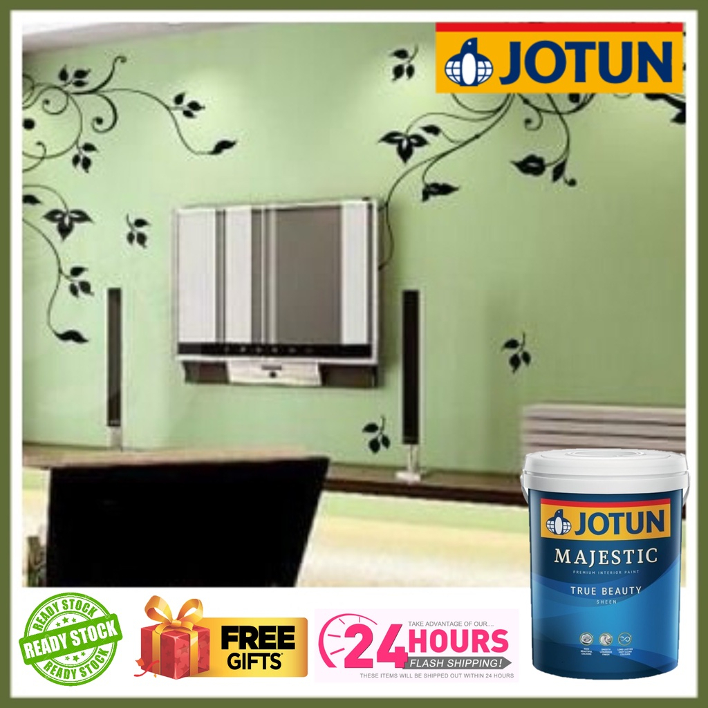 JOTUN 1L 7009 AVOCADO Majestic True Beauty Sheen /Cat Dalam Kilat/Cat ...