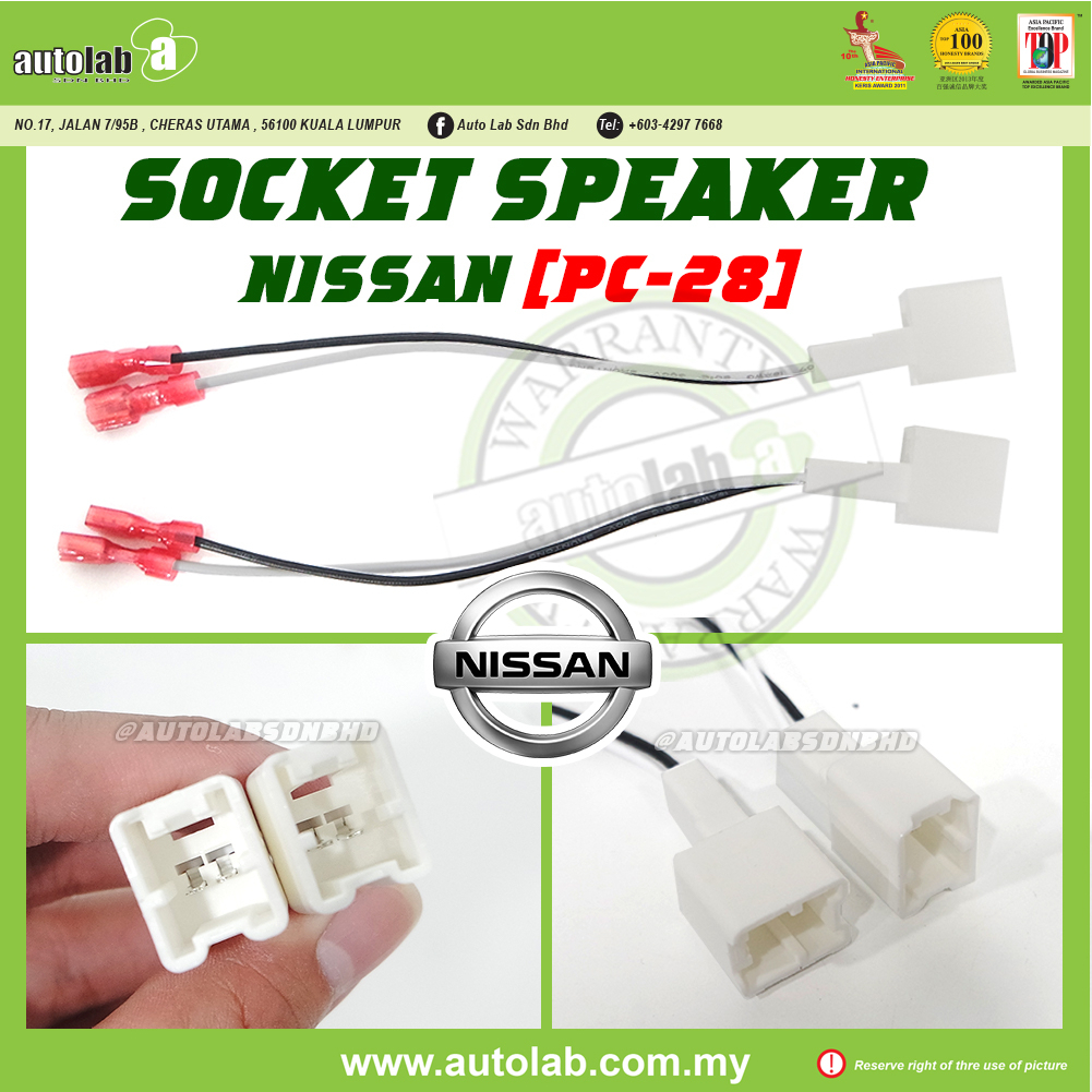 1 PAIR Plug and Play Car Speaker Cable Socket For Toyota / Honda ...