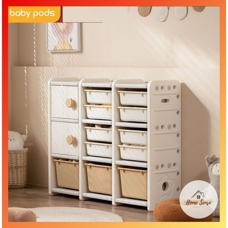 Toy Storage Rack Children Clothing Cabinet Snacks Storage Box Kids ...