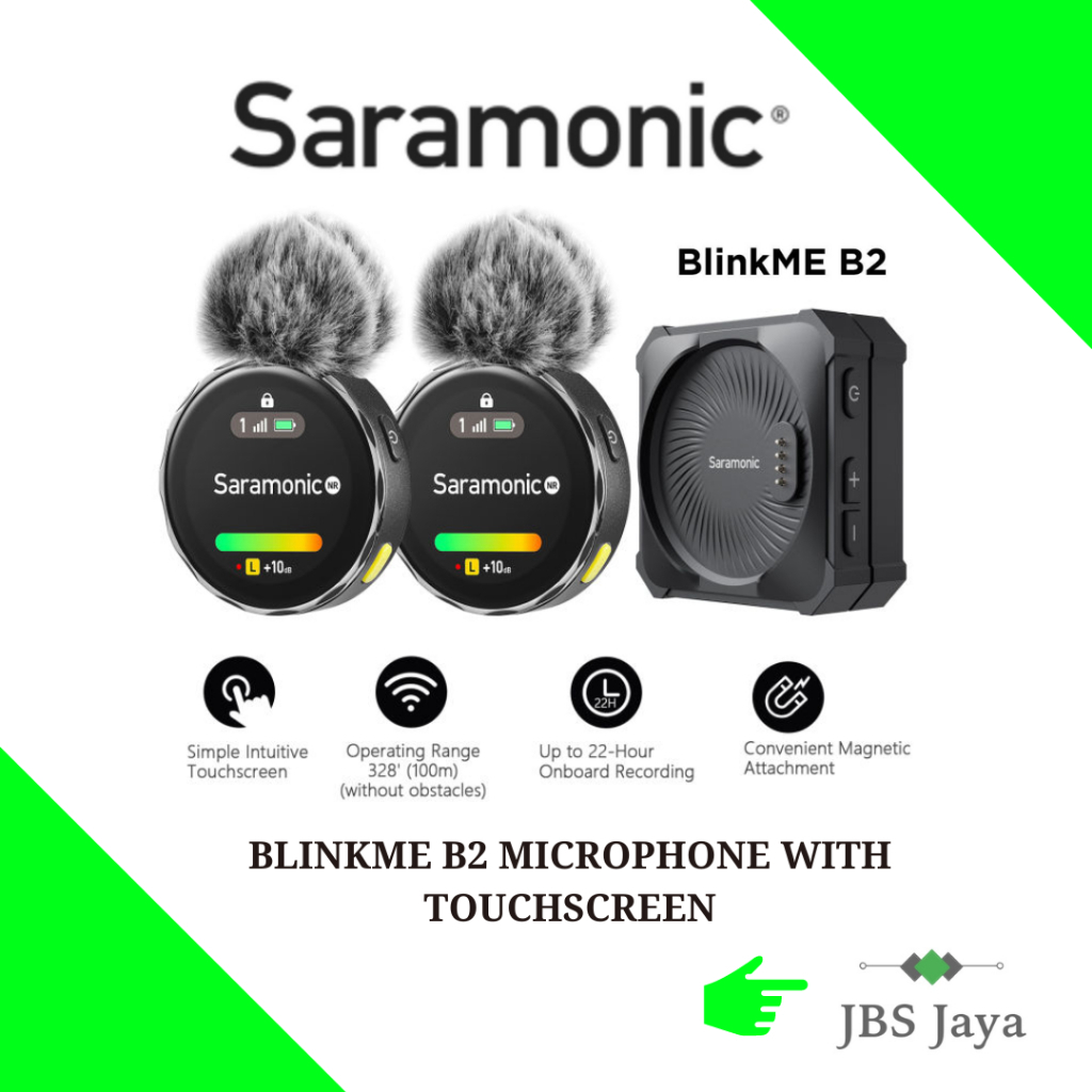 Saramonic Blink Me B2 Wireless Microphone System For Camera PC Smartphone | Shopee Malaysia