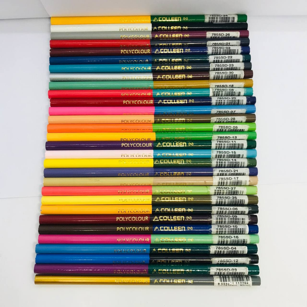 COLLEEN COLOUR PENCIL (DOUBLE END TIP) PER PIECE | READY STOCK | Shopee ...
