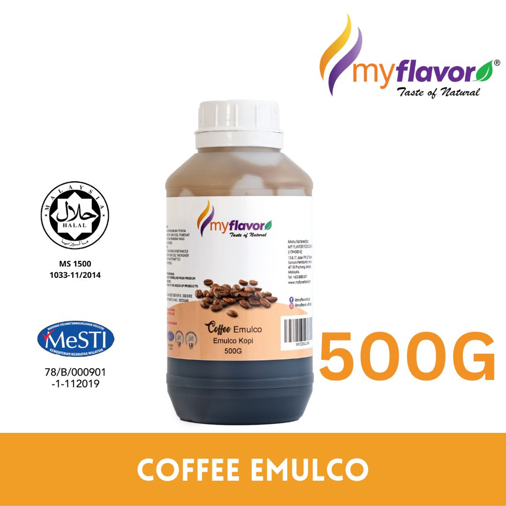 500g/1KG COFFEE EMULCO - FOOD FLAVOUR MyFlavor Halal | Shopee Malaysia