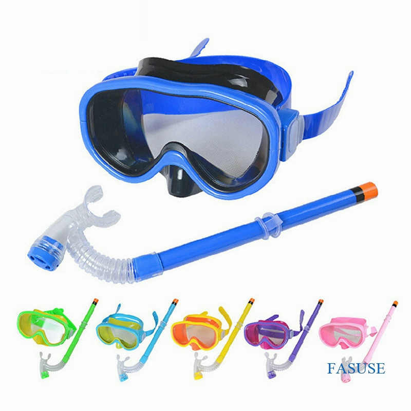 Ready Stock 3-8Y Kids Snorkeling Set Diving Goggle Mask Breathing Tube ...